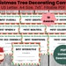 Christmas Tree Decorating Contest Award Certificates and Voting Cards ...