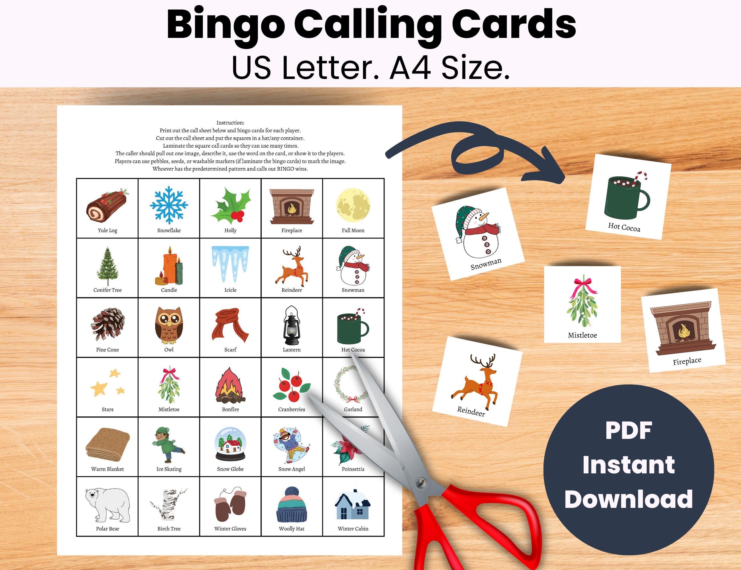 Winter Solstice Bingo, Winter Bingo, Winter Games, Icebreaker Games ...