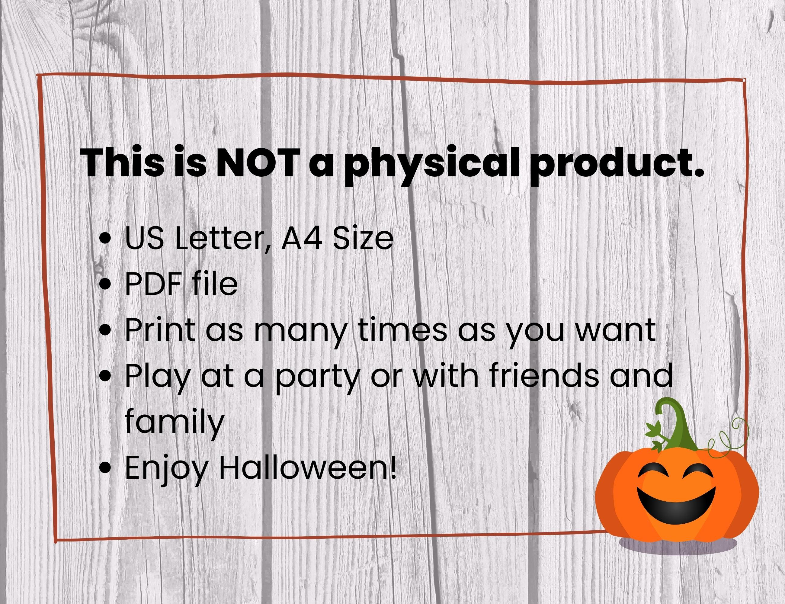 Halloween Costume Contest Ballot Template, Voting Cards, Fall Halloween ...