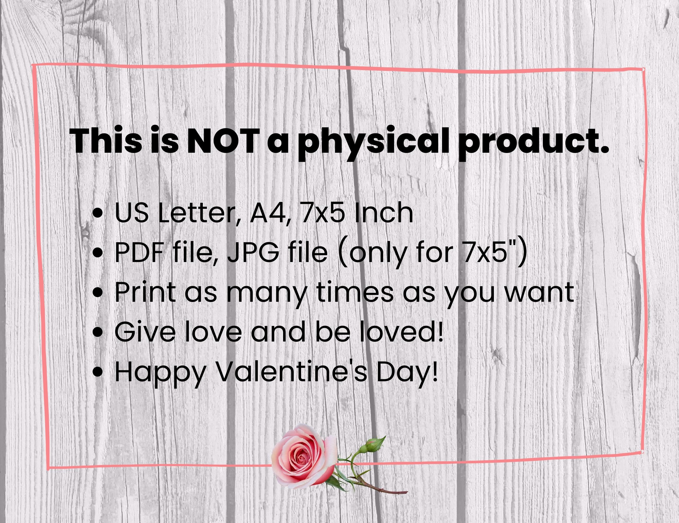 Valentines Box Contest Award Certificates, Black and White Valentines ...