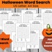 Printable Halloween Word Search Puzzle, Halloween Party Game Ideas ...