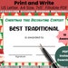 Christmas Tree Decorating Contest Award Certificates and Voting Cards ...