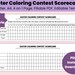 Easter Coloring Contest Kit, Easter Certificates, Voting Cards, Easter ...