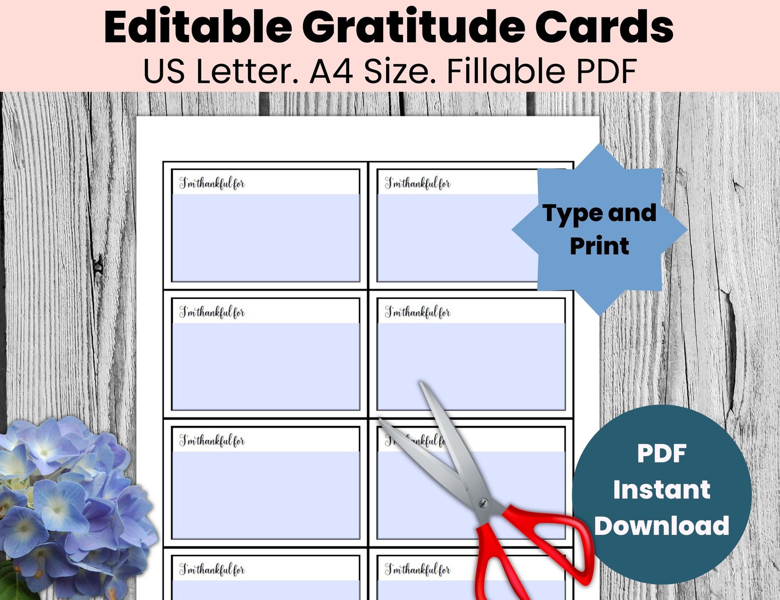 Printable Gratitude Jar for Kids, Gratitude Cards, Gratitude Jar Label ...