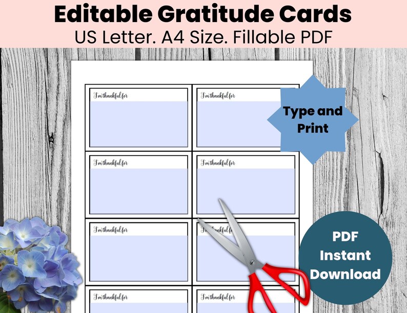 Printable Gratitude Jar for Kids, Gratitude Cards, Gratitude Jar Label ...