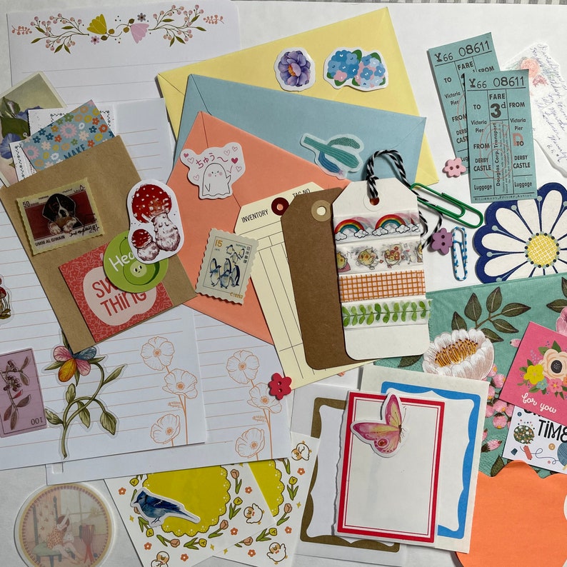Penpal Paper Supplies Set 50+ Pieces - Etsy