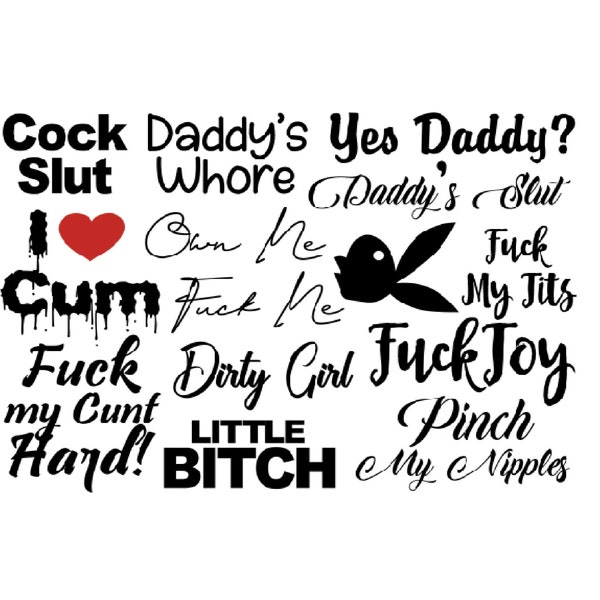 Feed Me Cum Tattoo Etsy