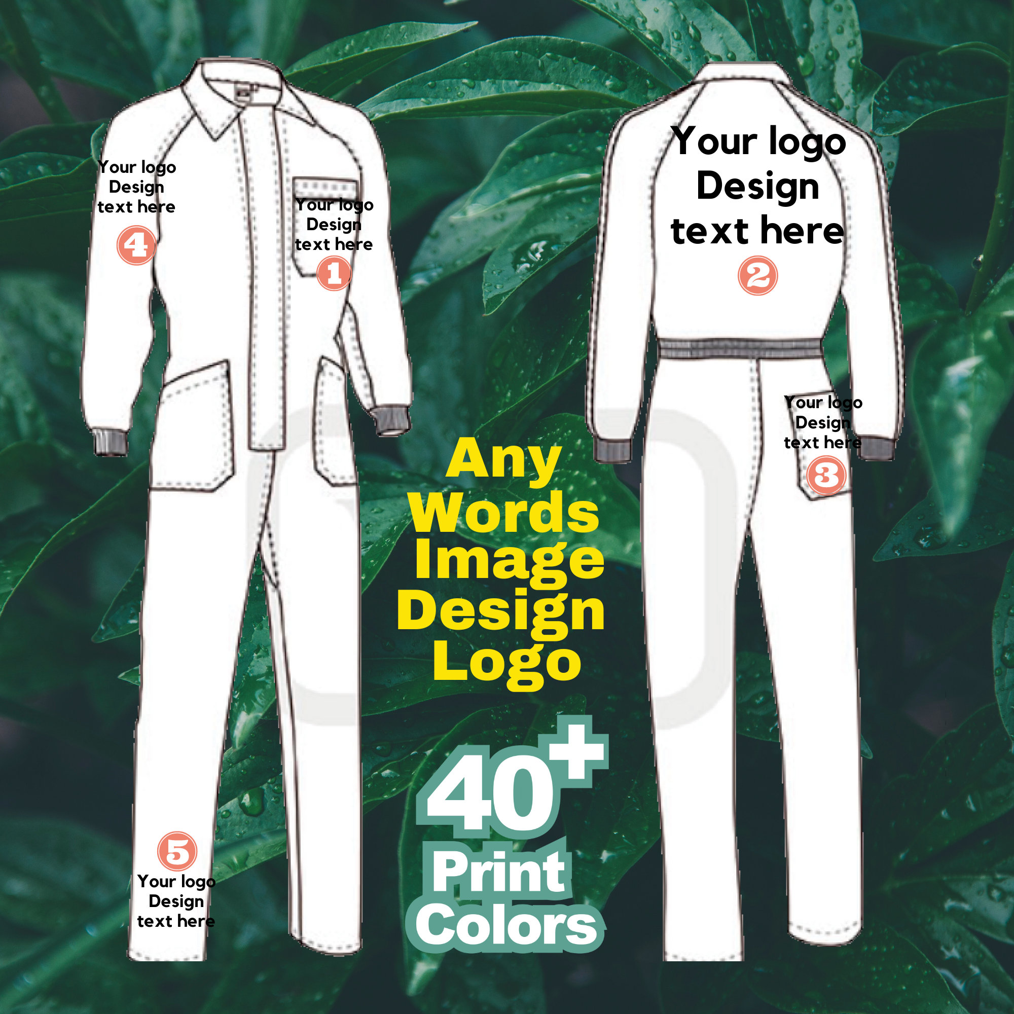 Royal Work Coverall, Personalized Coveralls, Custom Women's Coveralls ...