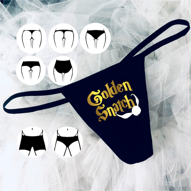 Golden Snatch Panties Wizard String Thong Hipster Boy - Etsy