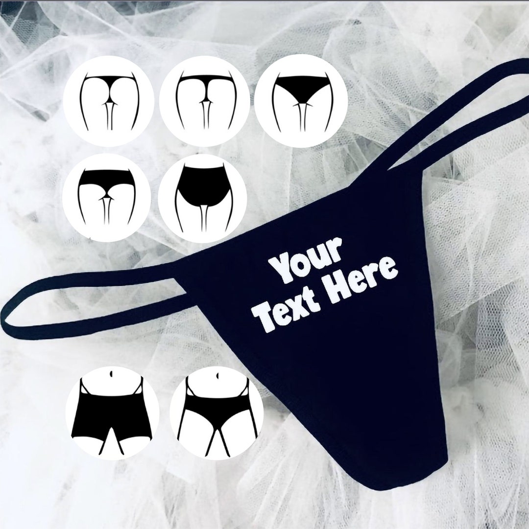 Your Custom Words, Logo, Text Here, Design on Panties, Custom Costume ...