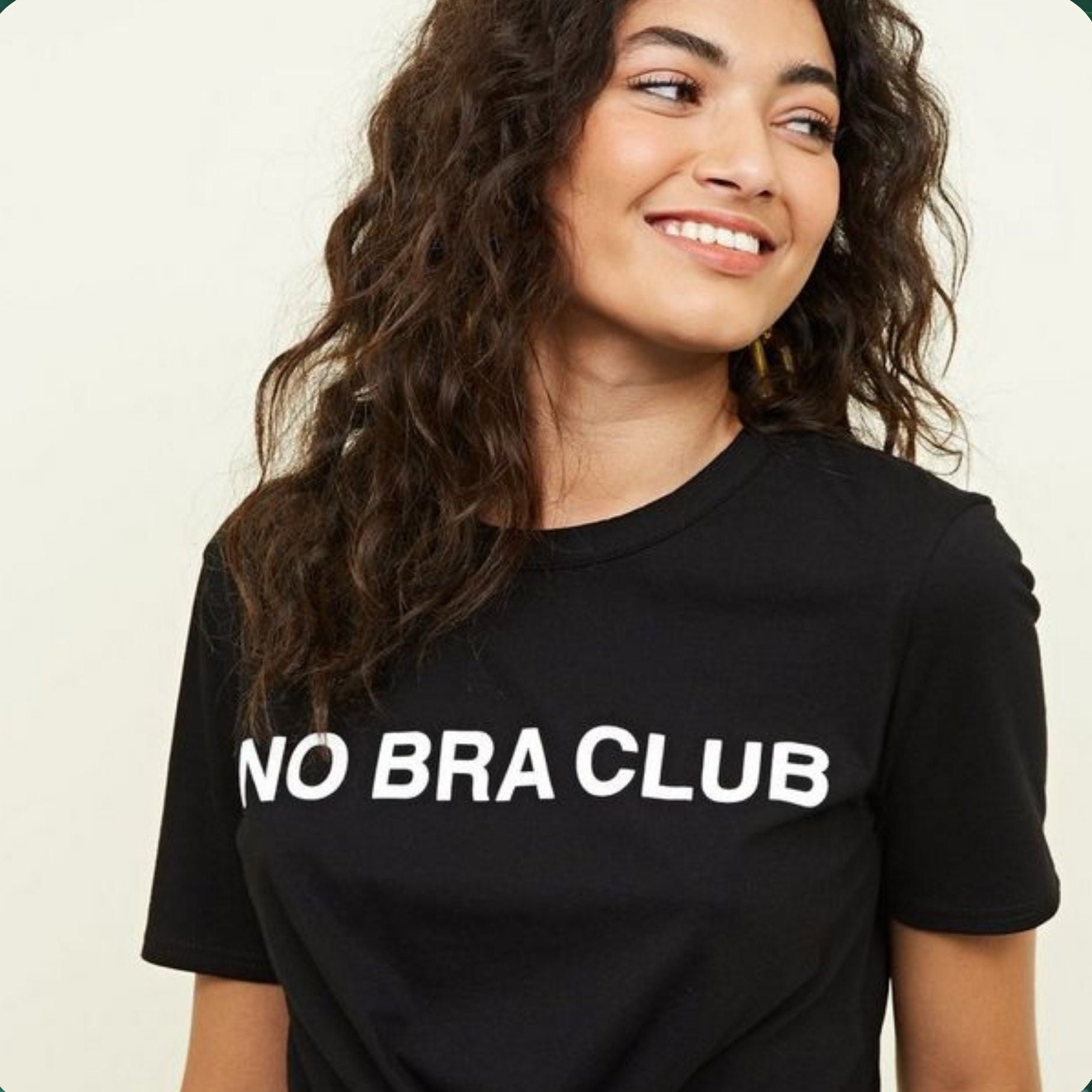 No Bra Club Tee Sweat Or Hoodie Feminist T Shirt No Bra Team Etsy Uk