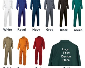 Custom Logo Coverall - Etsy