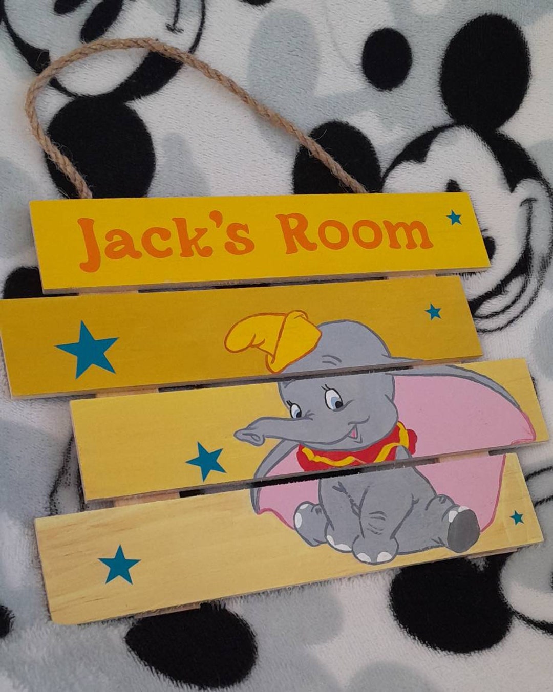 Disney Dumbo Door Sign Wall Wooden Hanging Plaque. Handpainted ...