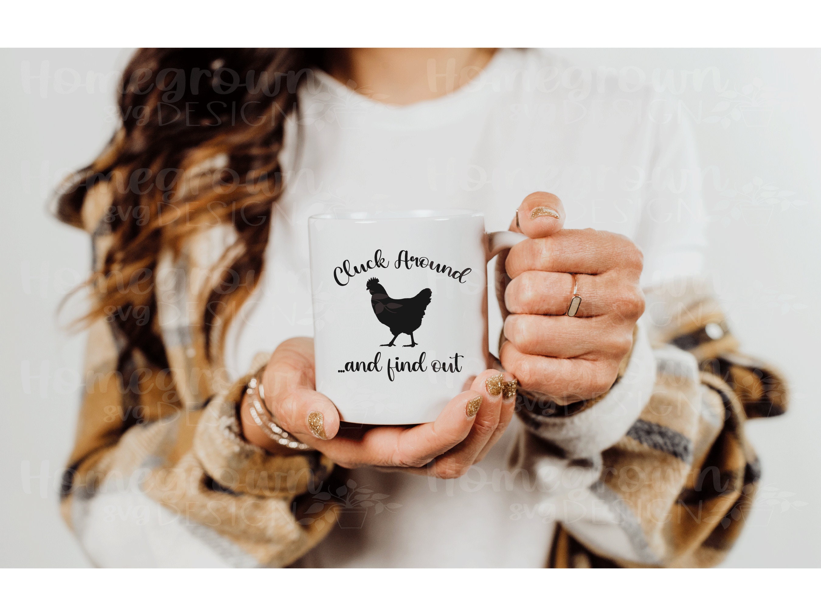 Cluck Around and Find Out SVG - Funny Chicken Sign - Chicken Shirt ...
