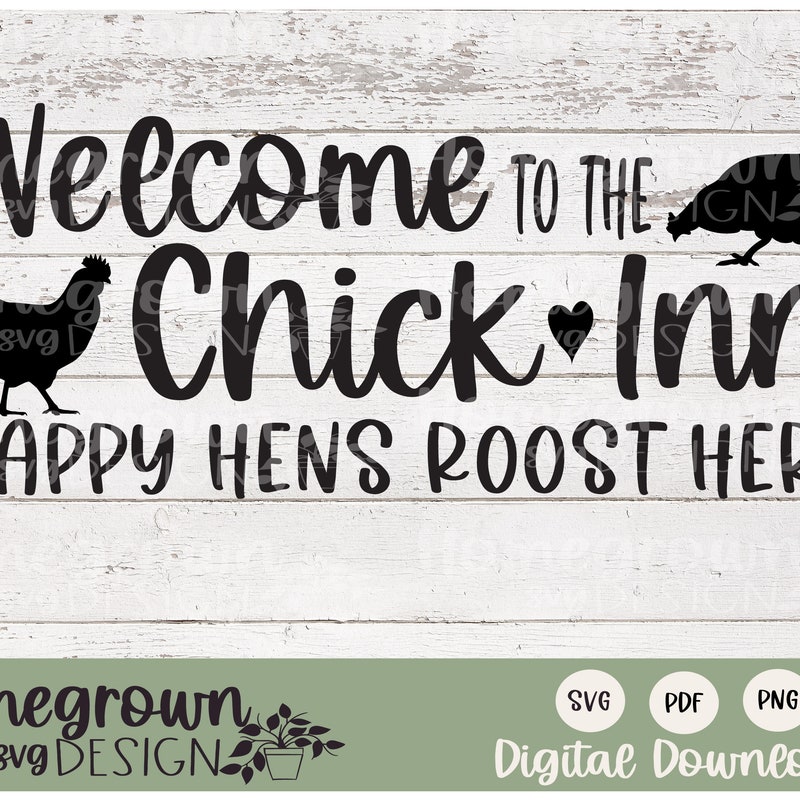 The Chick Inn Svg - Etsy