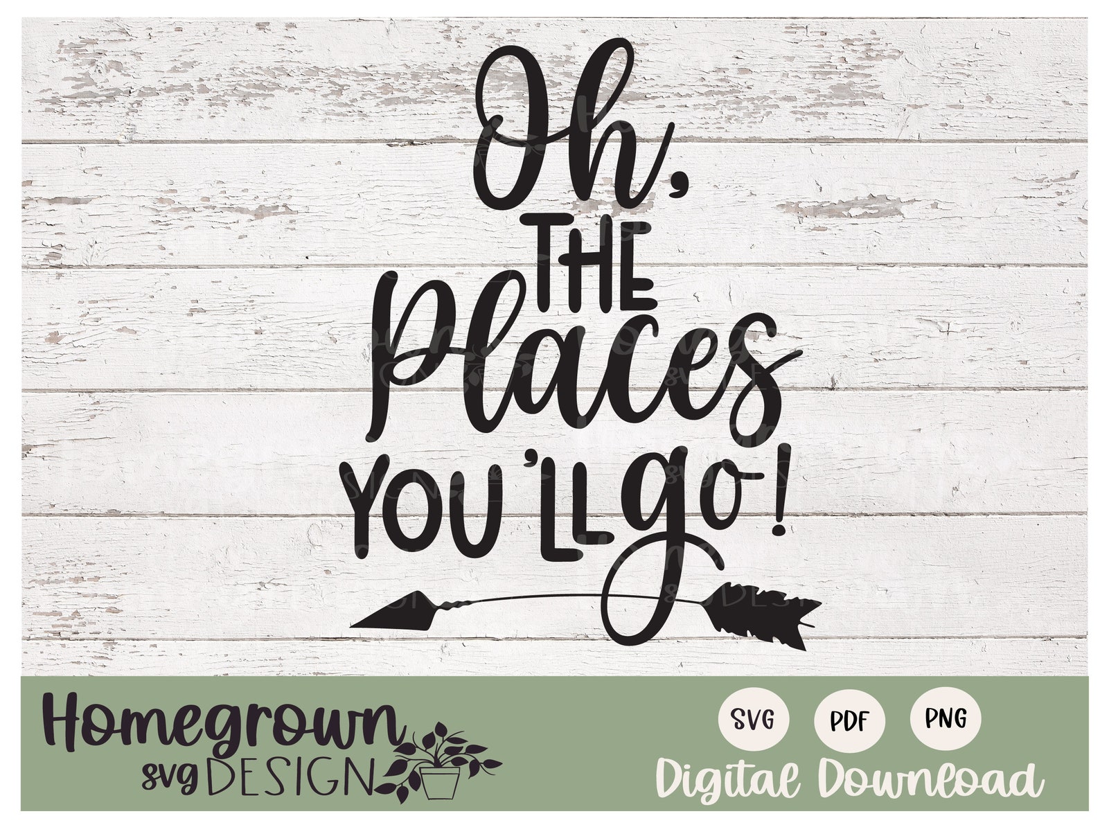 Oh the Places You'll Go SVG - Travel SVG - Graduation SVG - Adventure ...