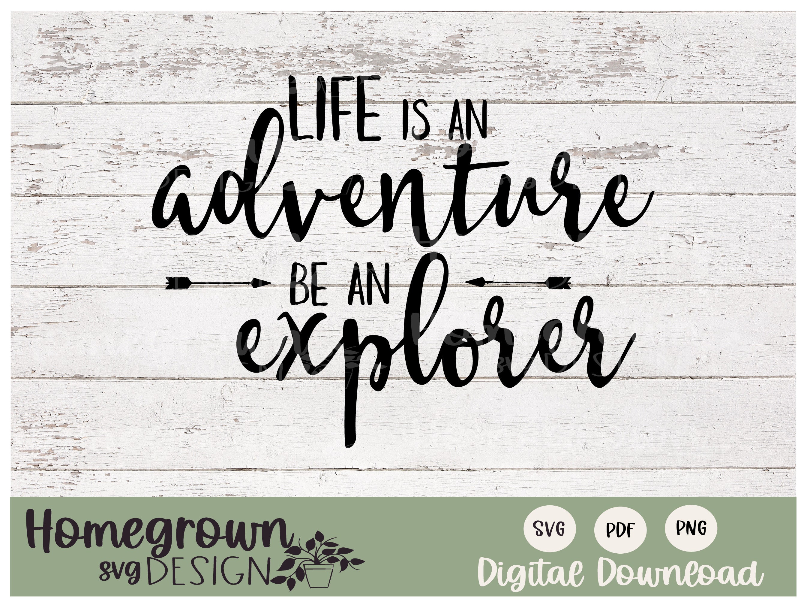 Life is an Adventure Be an Explorer Svg Inspirational Quote Adventure ...