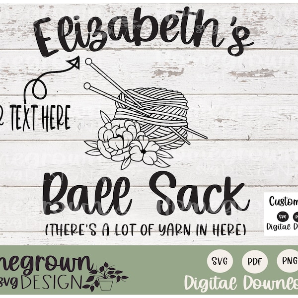 Funny Ball Sack Svg - Etsy