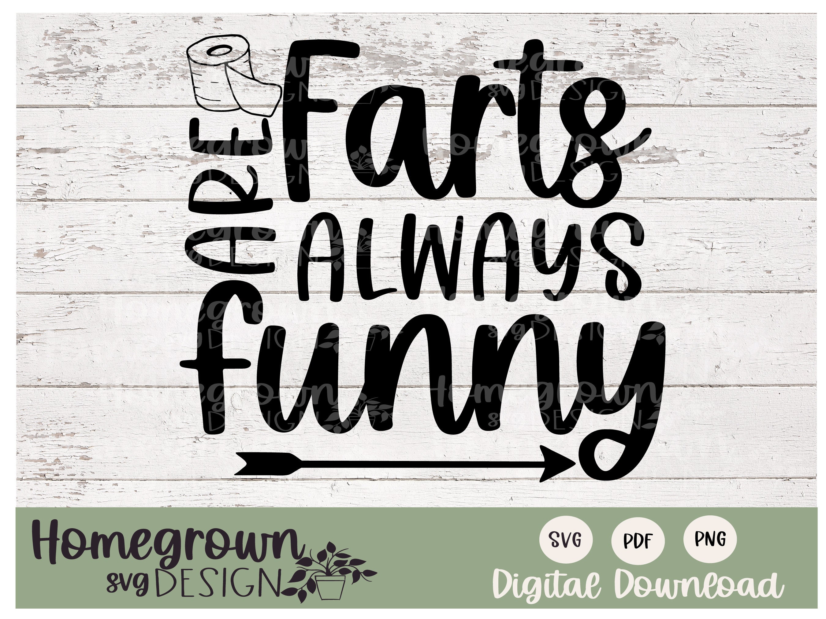 Farts Are Always Funny SVG Fart Sign Bathroom Sign Boys - Etsy