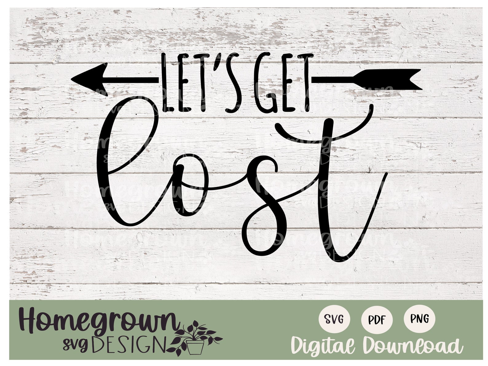 Let's Get Lost SVG Adventure SVG Wanderlust SVG - Etsy