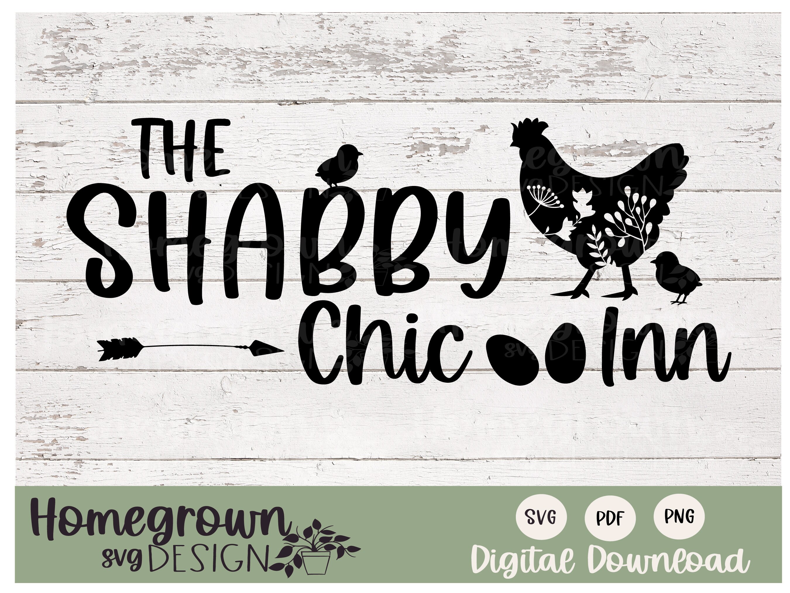 Shabby Chic Sign Svg SVG Downloads Highlight Crafts