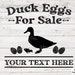 Duck Eggs for Sale SVG Duck Eggs Sign Eggs for Sale SVG Farm Stand SVG ...