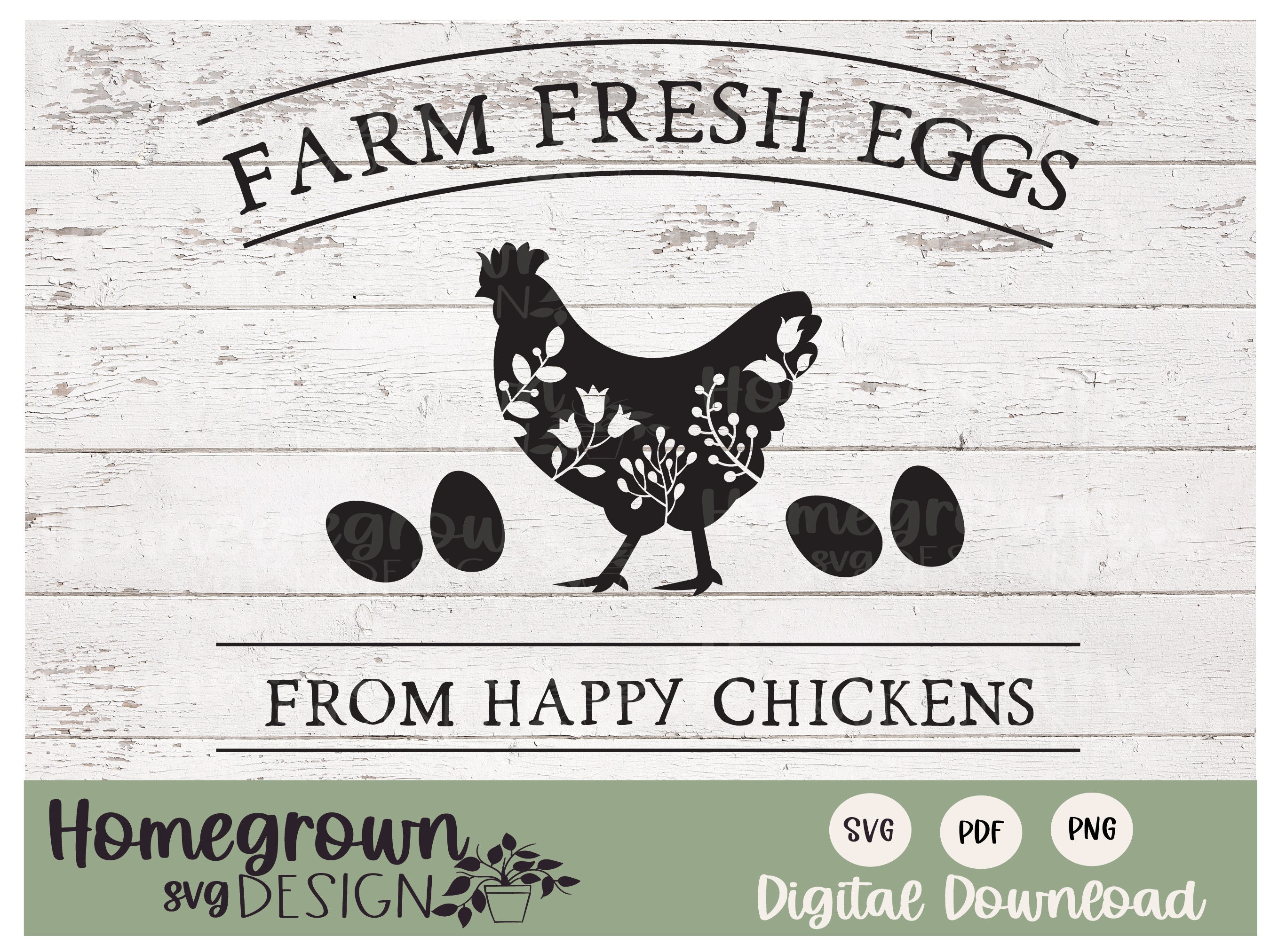 Farm Fresh Eggs From Happy Chickens SVG Eggs for Sale Sign - Etsy