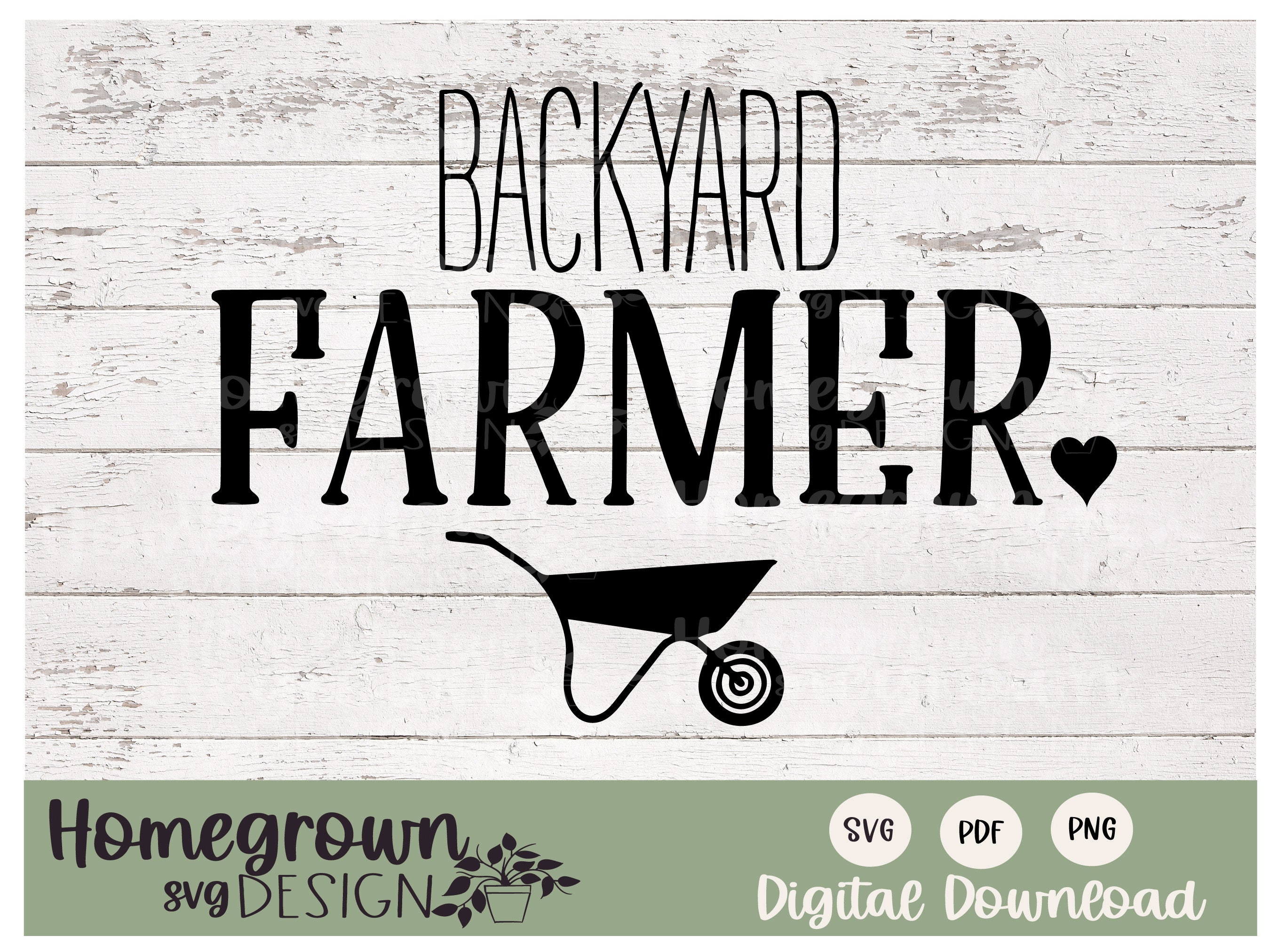 Backyard Farmer SVG Gardening SVG Gardening Shirt - Etsy