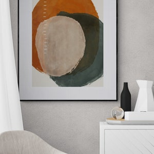 Earth Tone Wall Art Set of 3 Wall Art Prints, Boho Rusty Poster Set ...