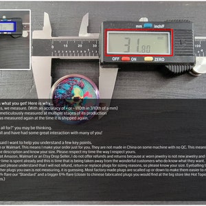 Lyra Ethereal Rift galaxy 1 Plugs Gauges Earrings pair - Etsy