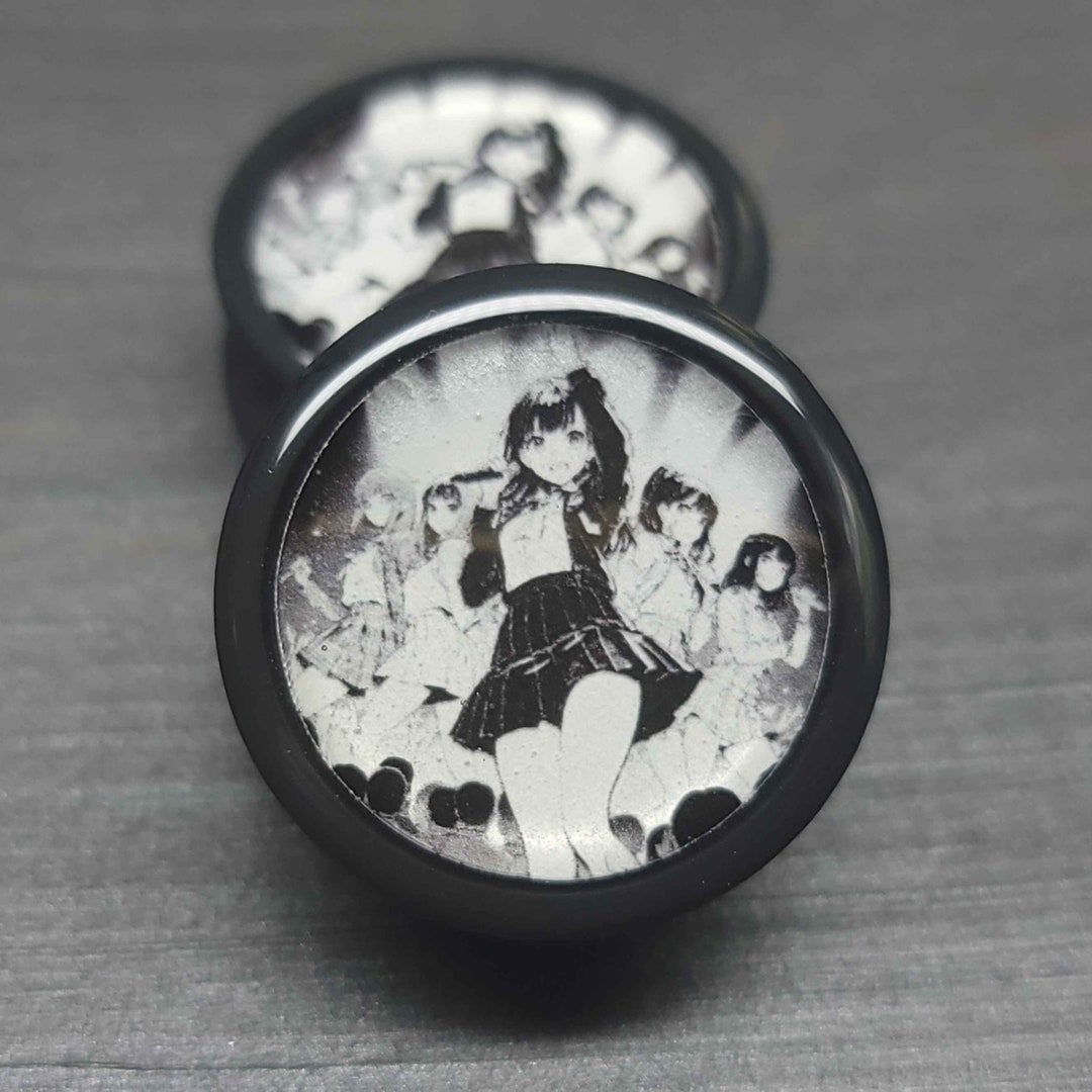 Aidoru (アイドル) - Manga Plugs Gauges Earrings (pair) - Etsy