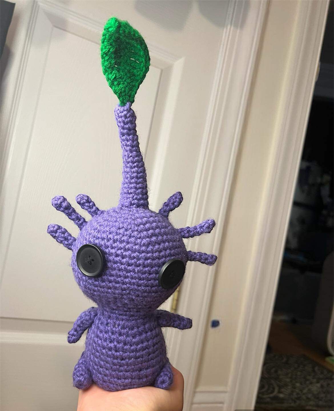 Purple Pikmin Radish Creature Crochet Amigurumi Pattern - Digital ...