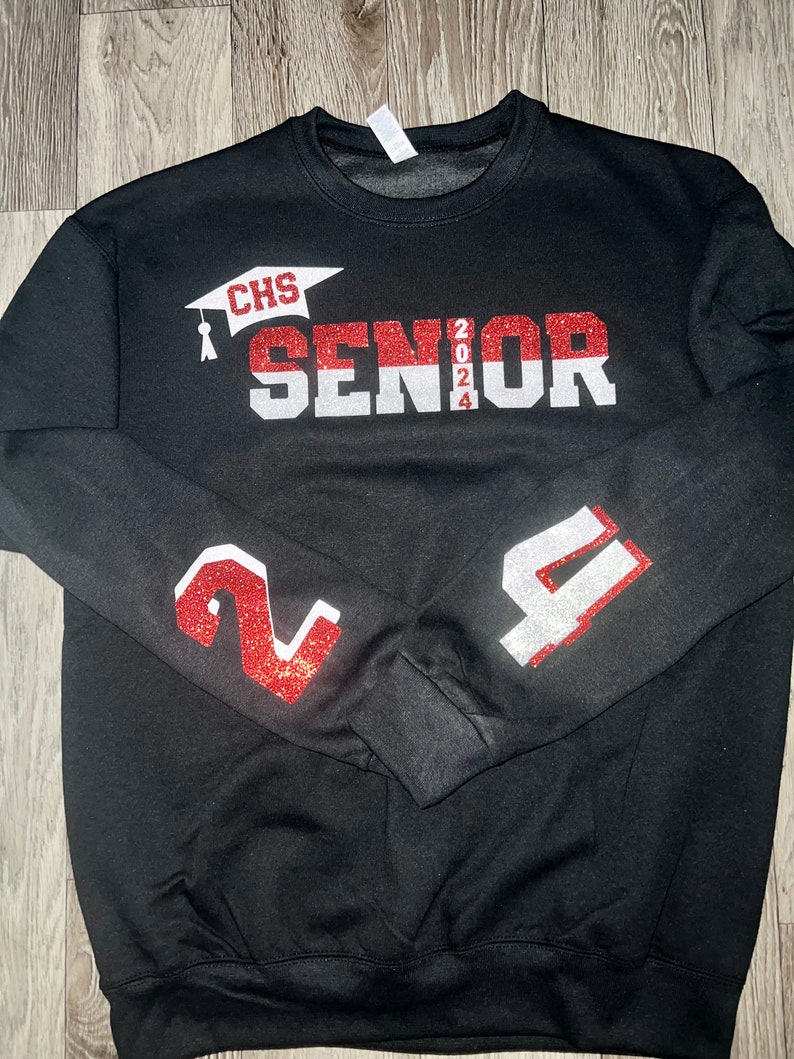 Senior Sweatshirt, Class of 2024 Sweatshirt, College Senior, High ...