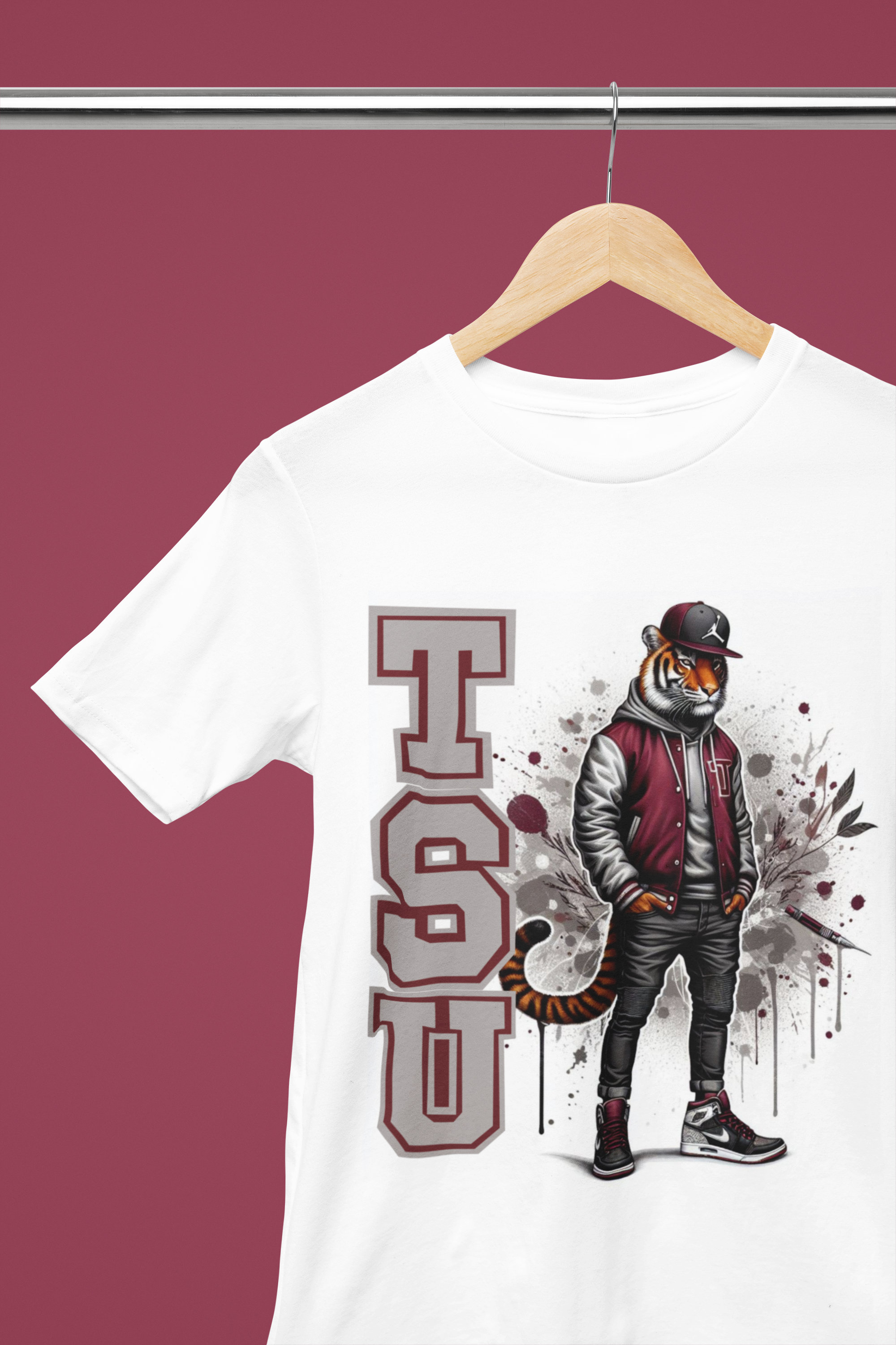 TSU Tiger Mascot T-shirt HBCU Pride Graphic Tee Stylish University ...