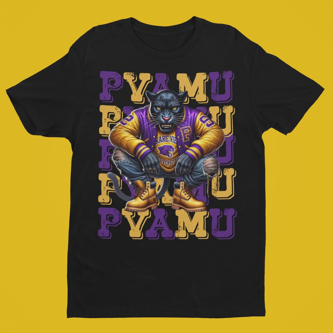 Prairie View A&M University T-shirt | Urban PVAMU Mascot Design | HBCU ...