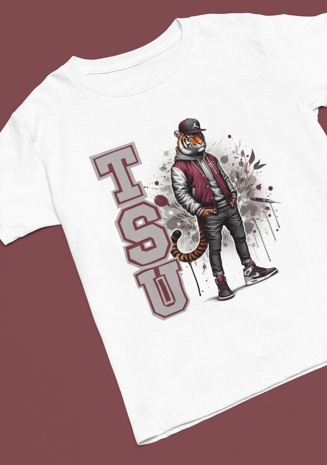 TSU Tiger Mascot T-shirt - HBCU Pride Graphic Tee - Stylish University ...
