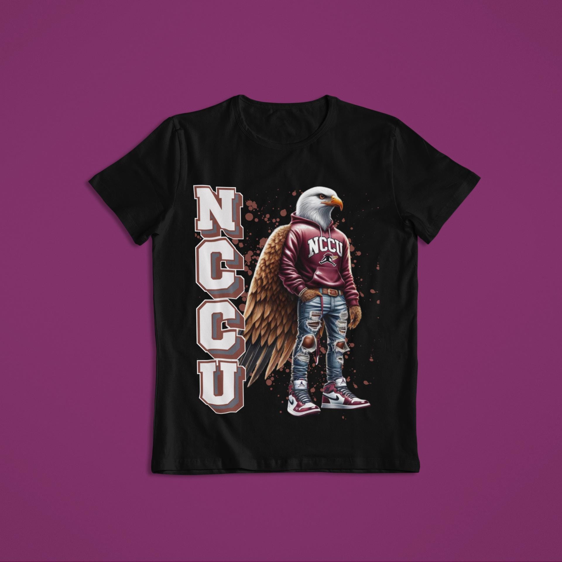 NCCU Eagle Pride T-shirt | HBCU Celebration | Gildan Softstyle Tee in ...