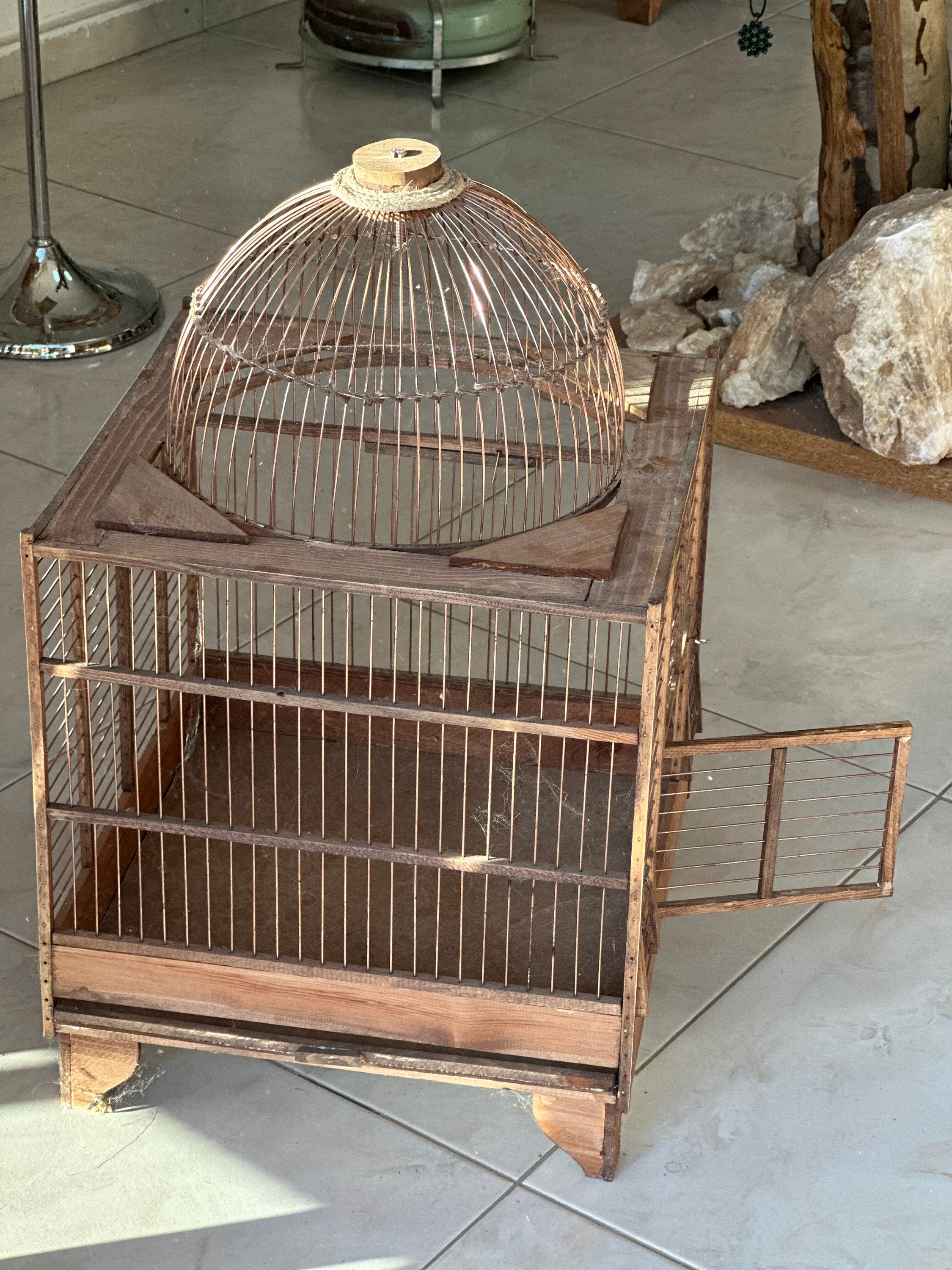 Handmade Bird Cage Wooden Bird Cage Round Bird Cage Aviary - Etsy