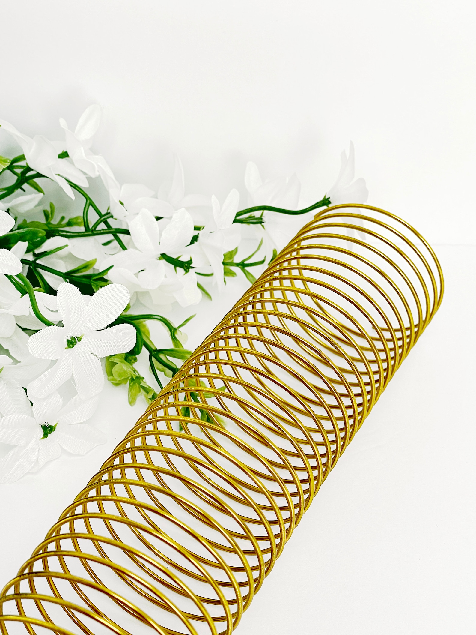 Gold Metal Planner Coil | Notebook Coil | Journal Coil | Scrapbook Coil ...