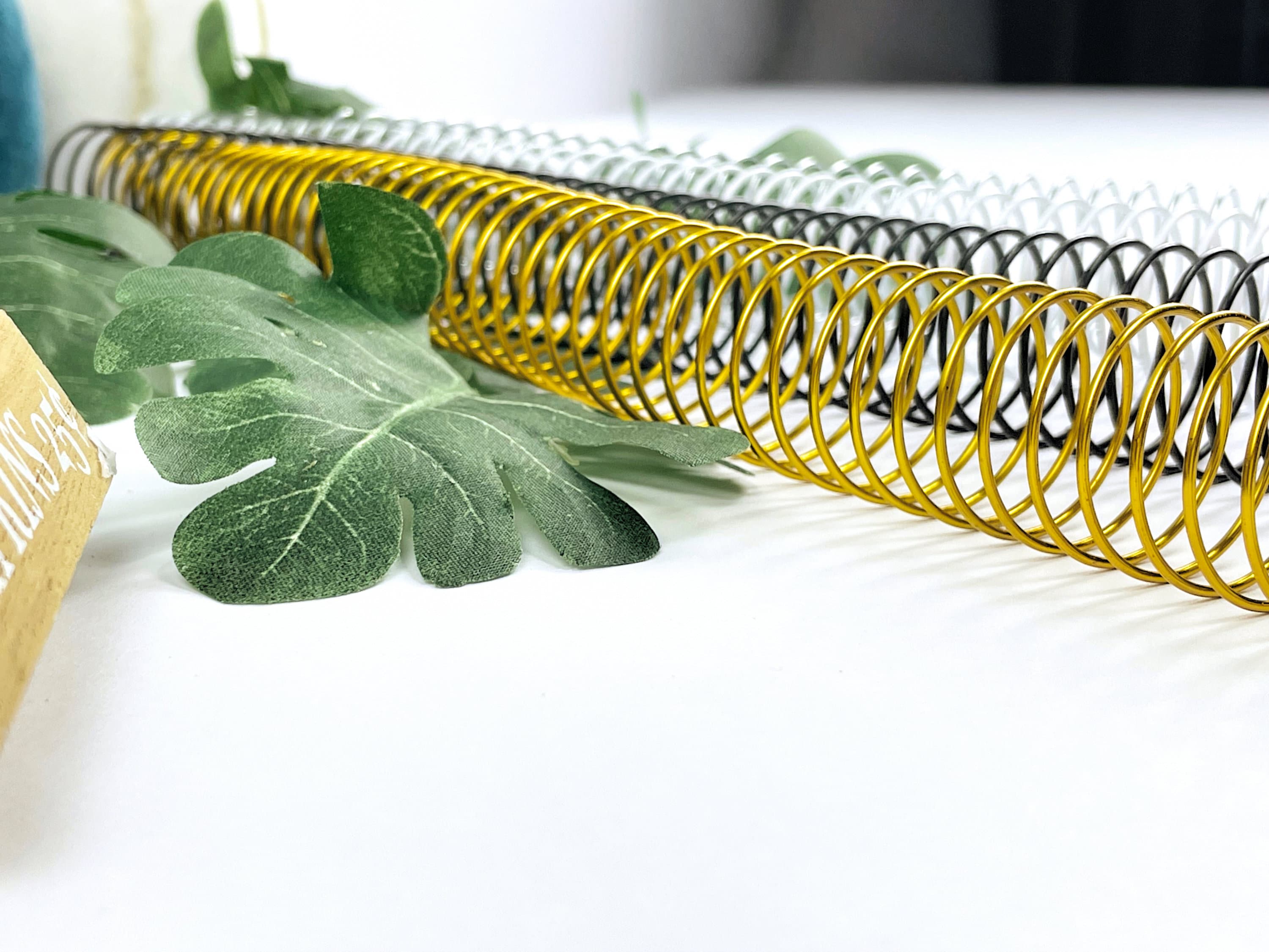 Spiral Binding Coil | 1 Inch | Metal | Gold/silver/white/black ...