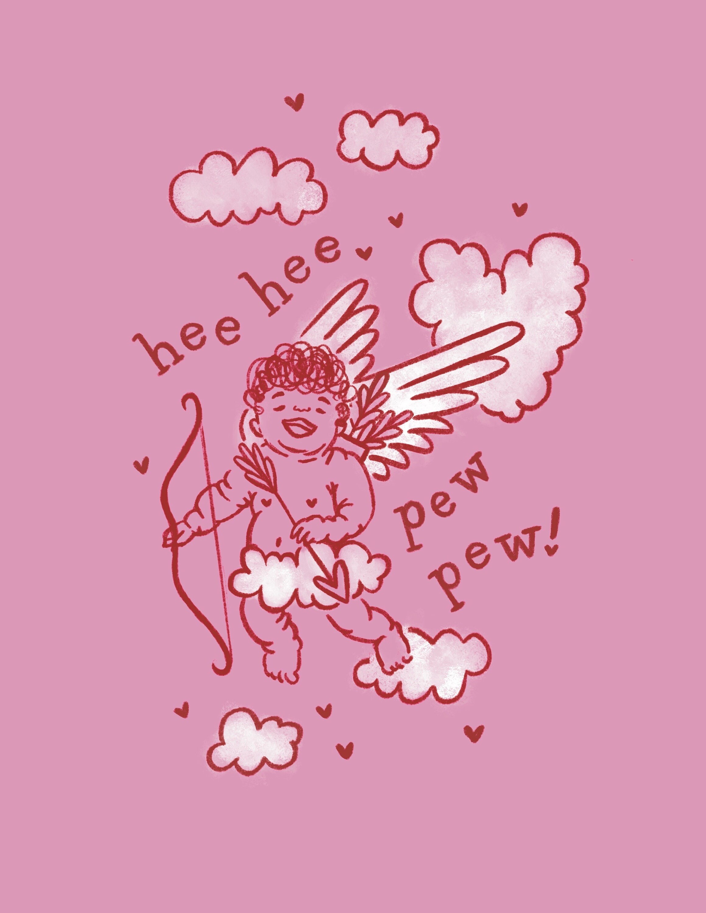 Cupids Arrow Greeting Card 4.25x5.5 anniversary / - Etsy