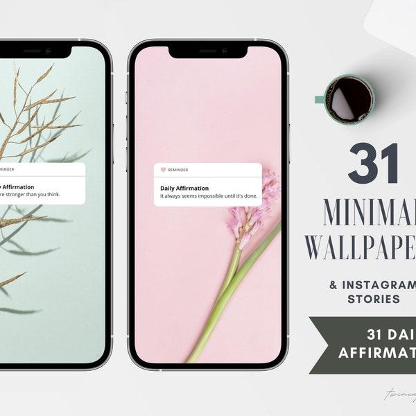 Positive Affirmations Phone Wallpaper - Etsy
