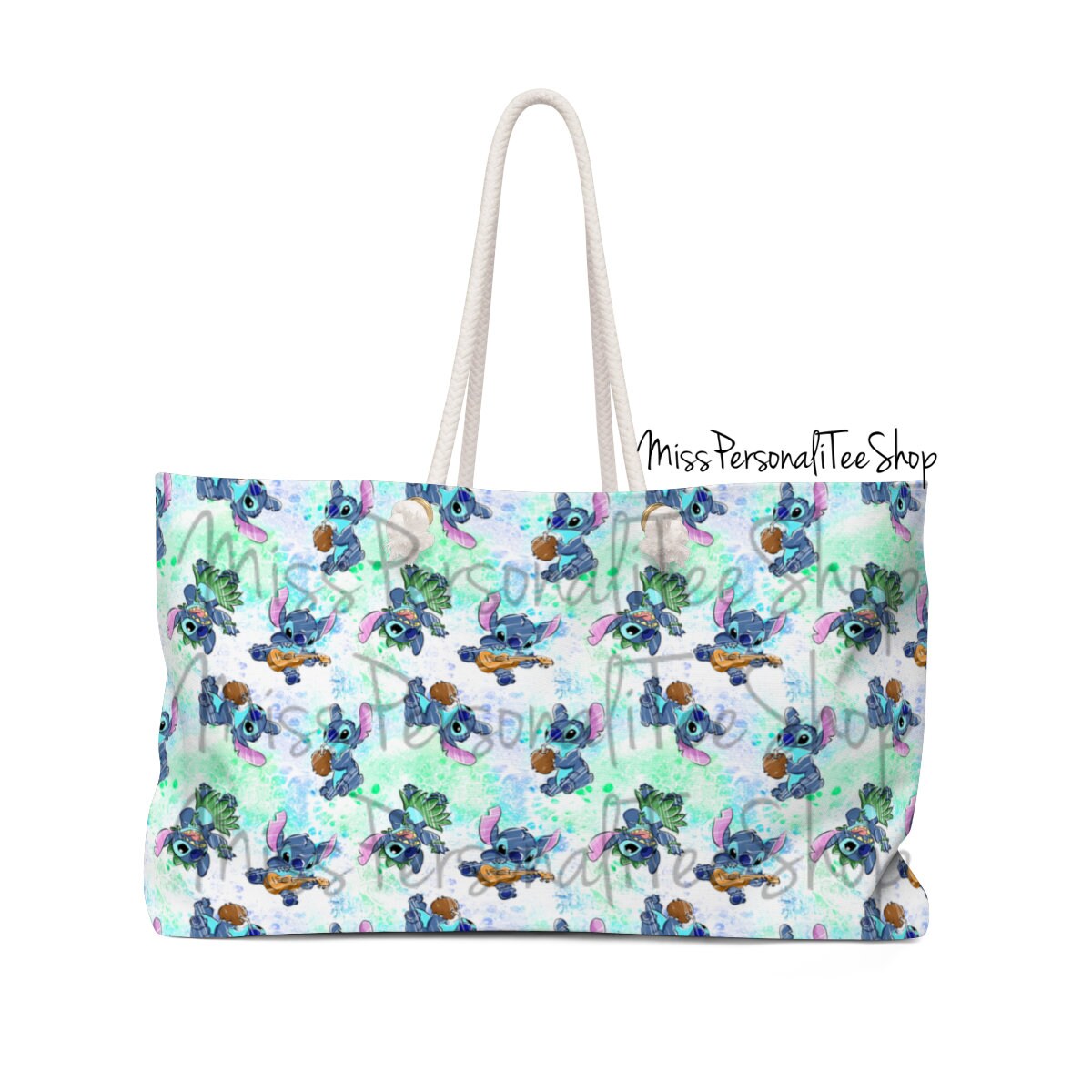 Stitch Tropical Blue Weekender Bag - Disney World Travel Bag