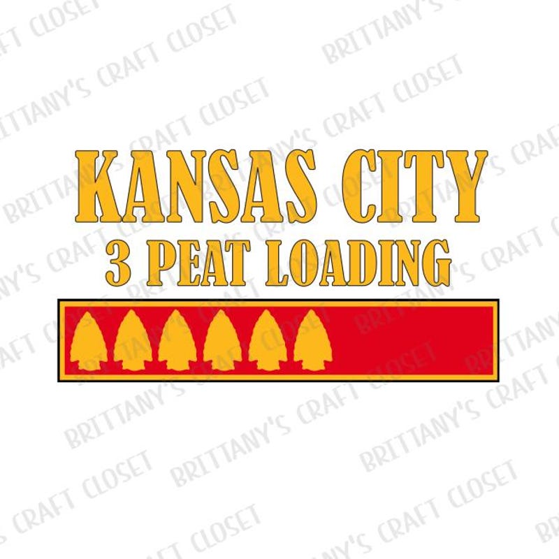 Chiefs 3 Peat Svg - Etsy
