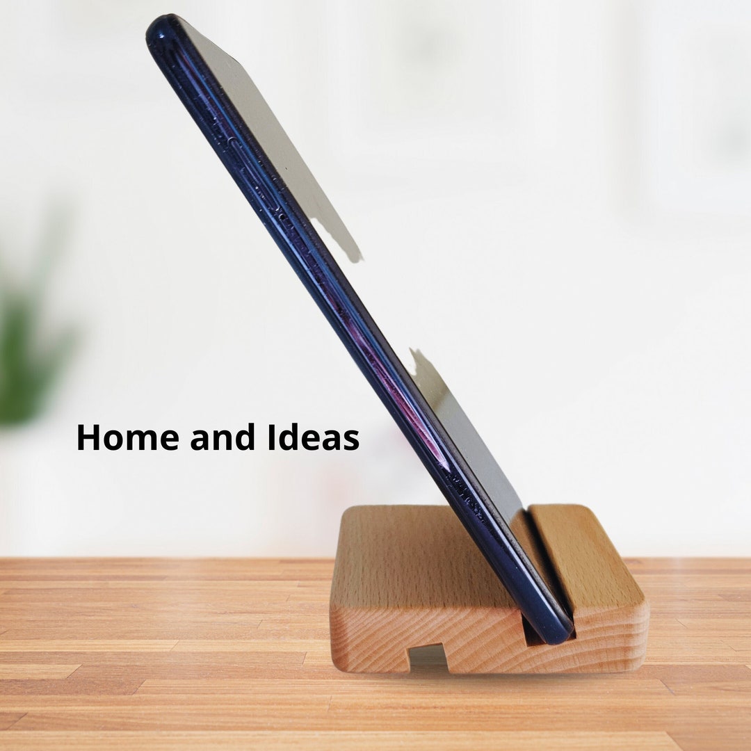 Wooden Desktop Stand for Devices - Mobiles, Tablets, PC, E-readers ...