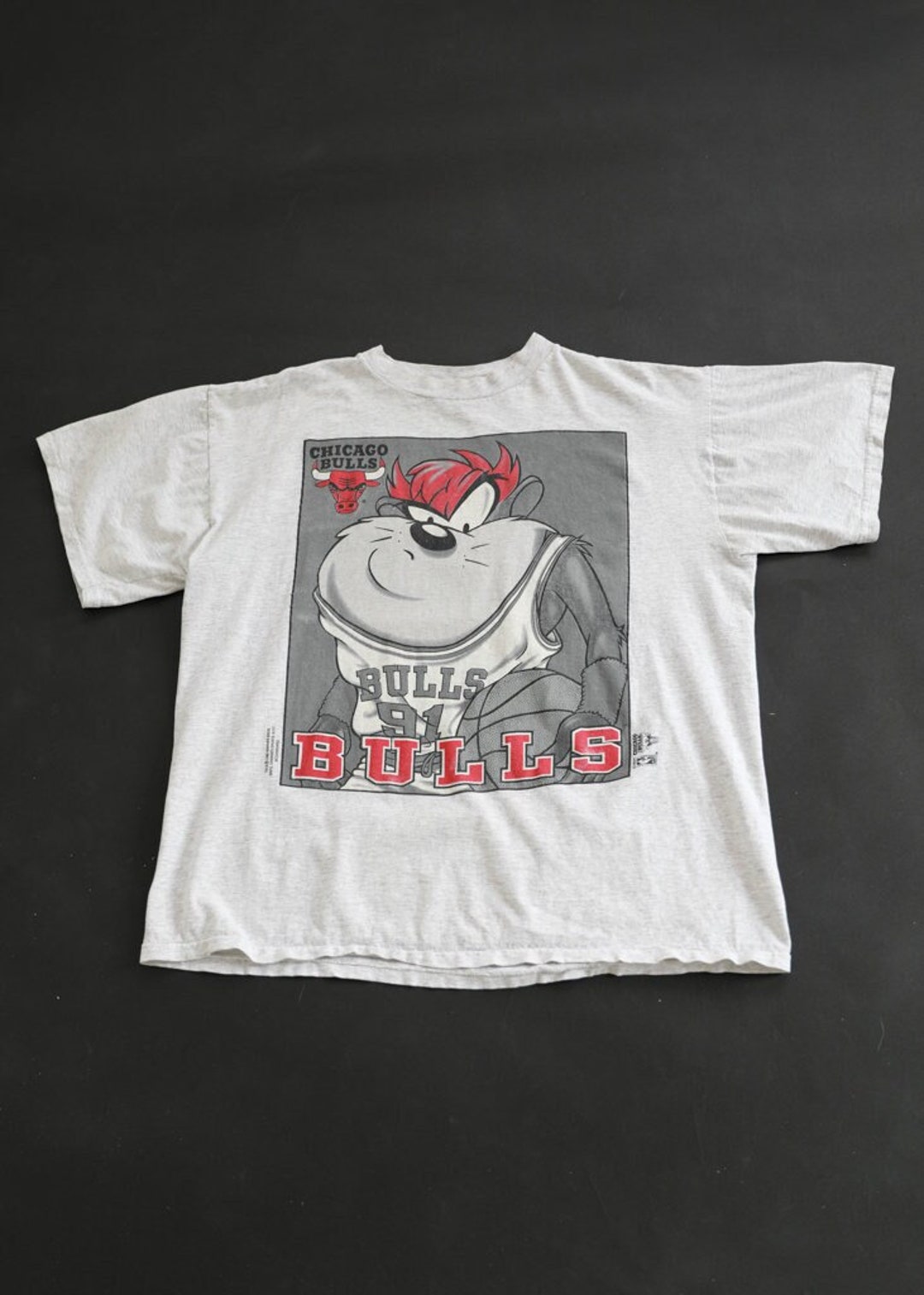1995 Chicago Bulls X Tasmanian Devil T-shirt - Etsy