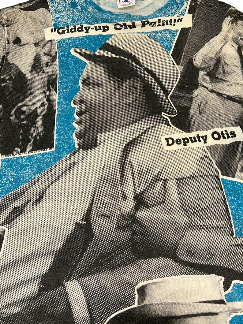 Vintage 1994 the Andy Griffith Show Deputy Otis T-shirt - Etsy