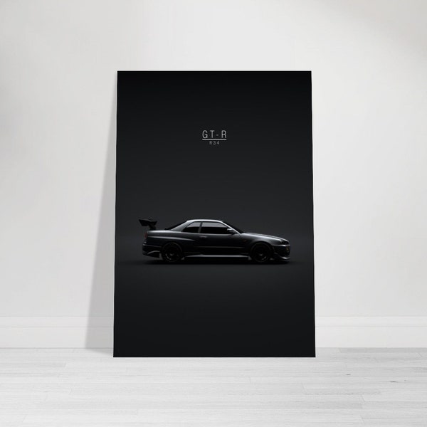 Sports Car Poster Nissan Print - Etsy