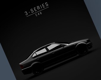Bmw E46 3 Series Poster - Etsy