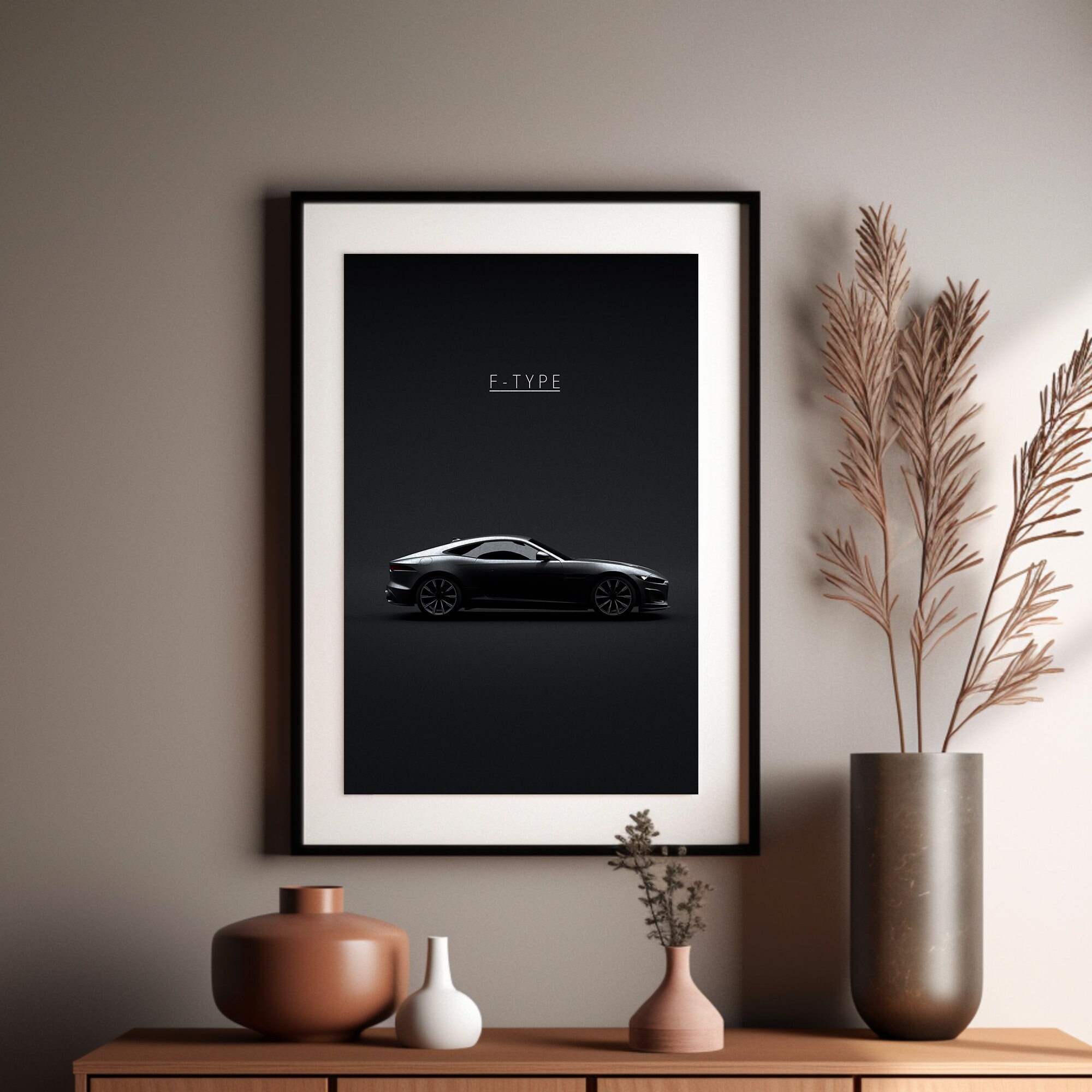 2021 Jaguar F-type R Minimalist Car Poster Illustration - Etsy